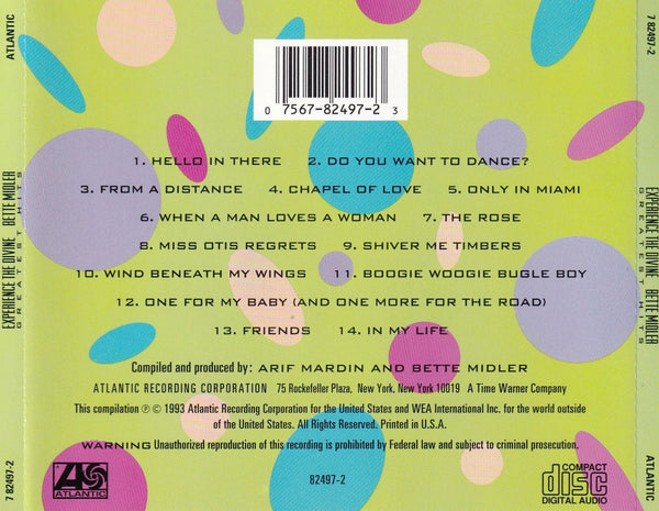 Bette Midler - Experience the Divine: Greatest Hits - CD