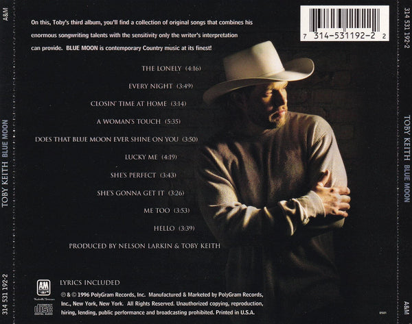 Toby Keith - Blue Moon - CD