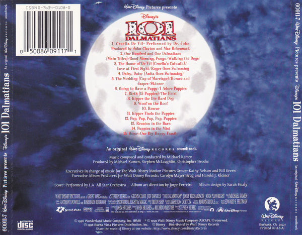 Soundtrack - 101 Dalmatians - CD