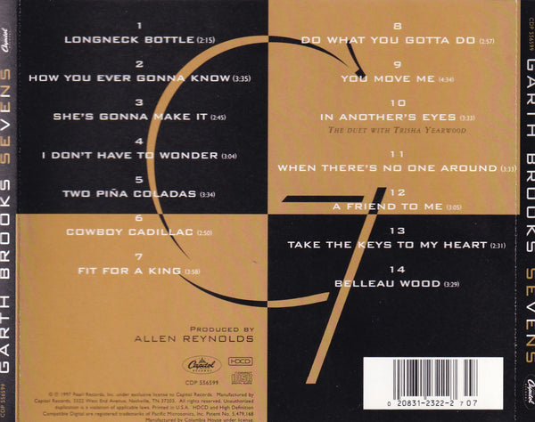 Garth Brooks - Sevens - CD